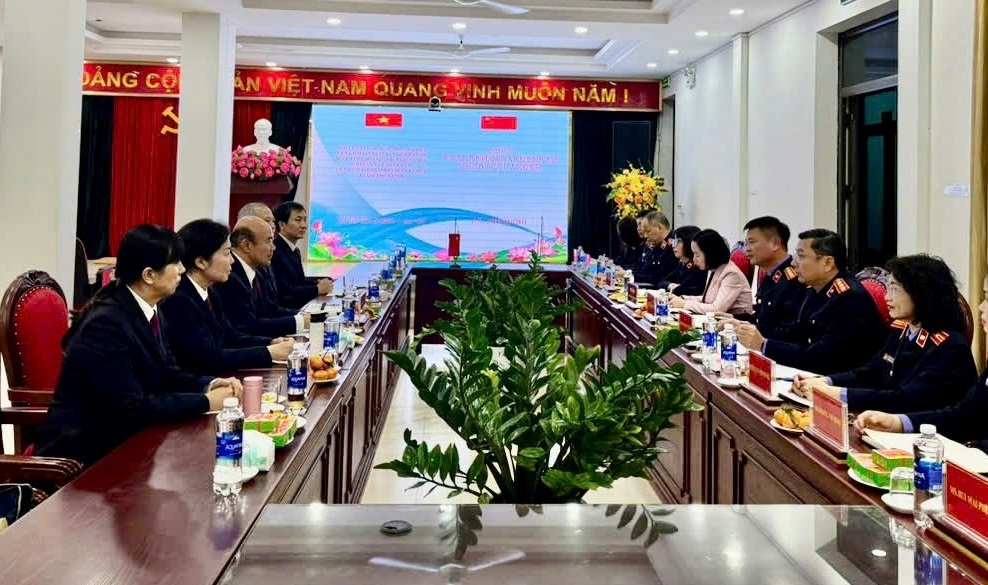 Viện KSND quận Ba Đình đón tiếp và làm việc với đoàn công tác Viện KSND ...
